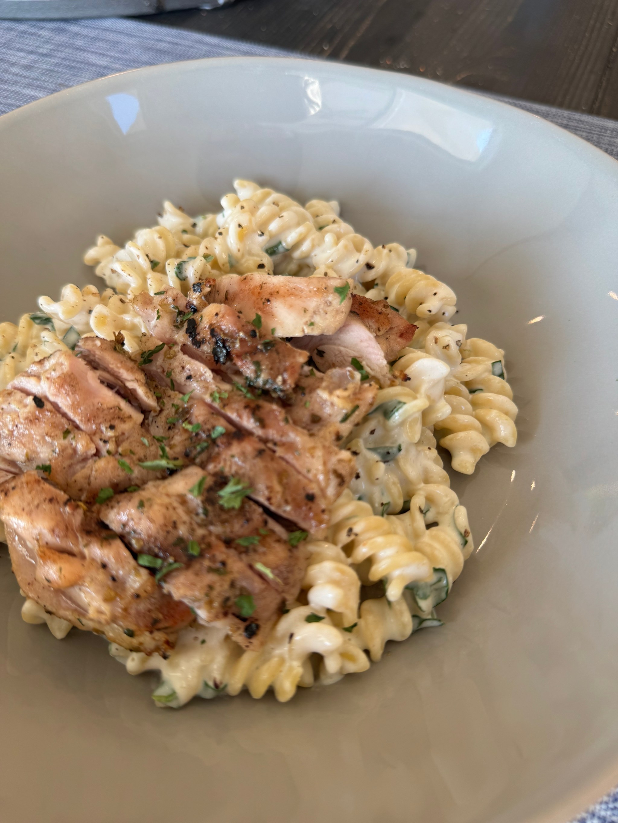 Grilled Chicken Protein Pasta (High-Protein, Creamy, and Delicious ...